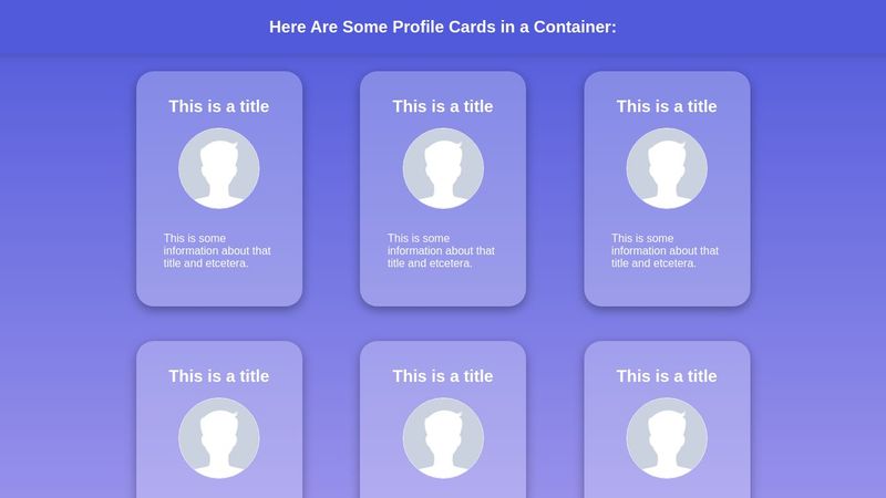 Responsive Card Container in React