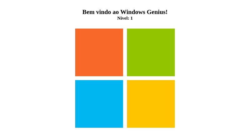 WINDOWS GENIUS | Jogo da Memória