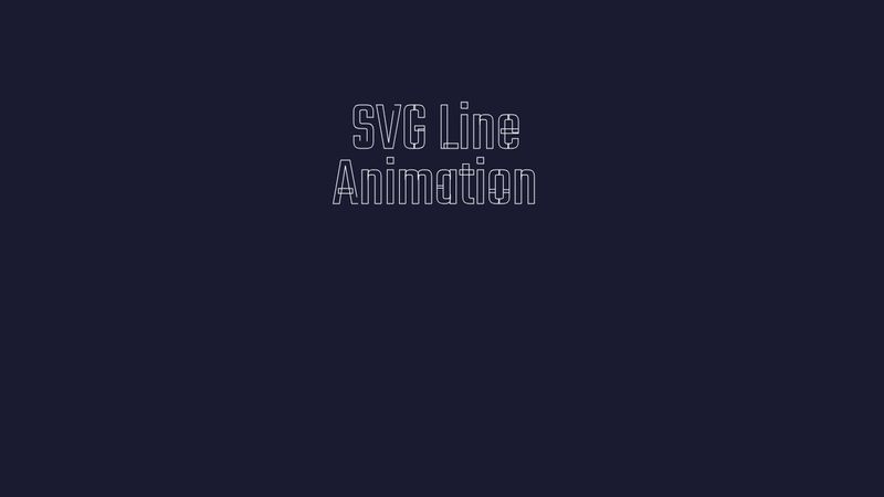 Demo:SVG Line Animation | CSS