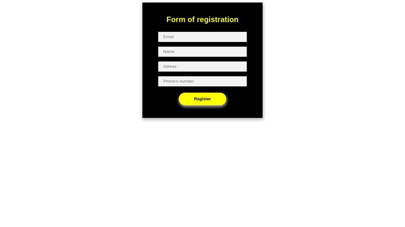 23CSS Design a form