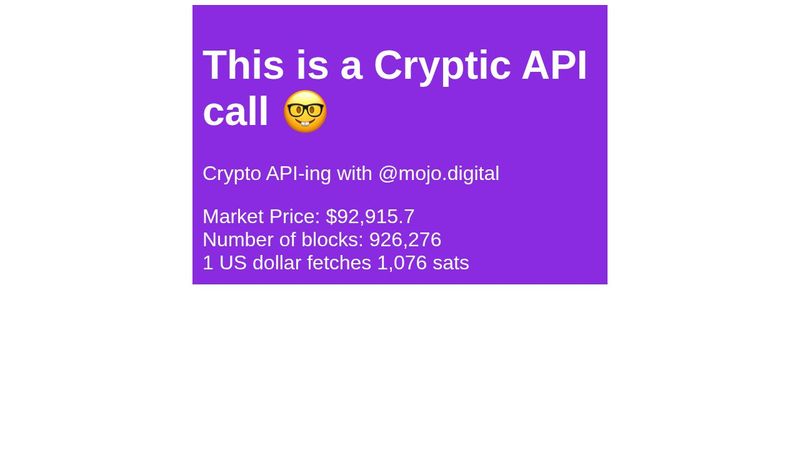 Crypto API