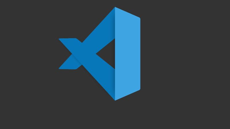 VS code logo 3D html css