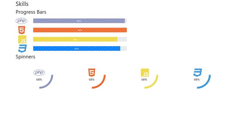 Progress Bars and Spinners