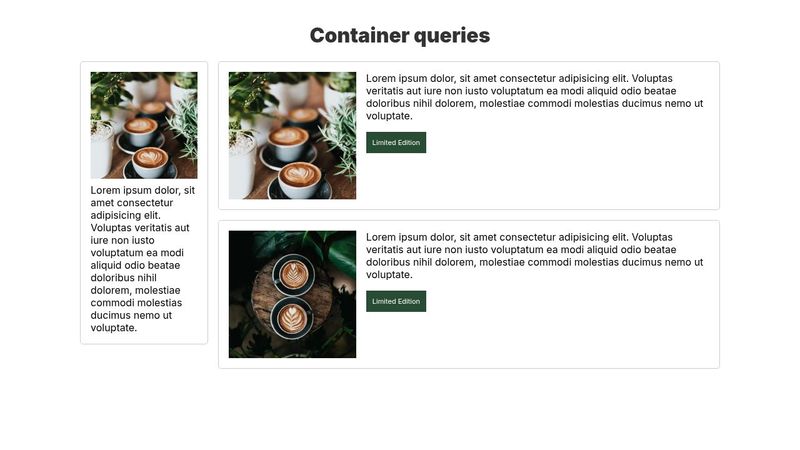 @container - reponsive