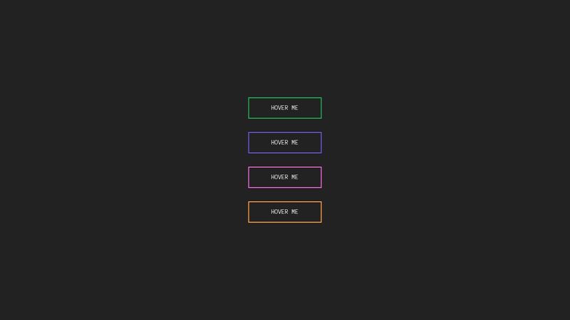 Awesome Hover Animation Buttons CSS