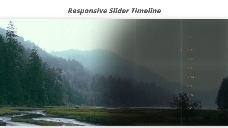Responsive slider timeline with Swiper
