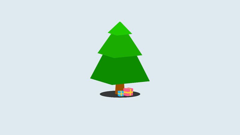 #CodepenChallenge Tree: CSS Only Rotating Christmas Tree