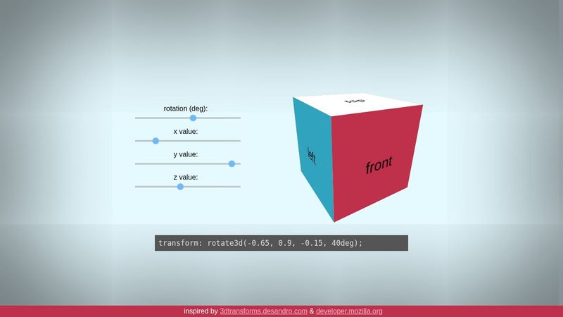CSS: 3D Cube