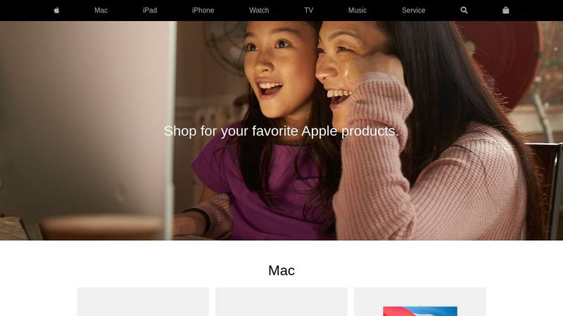 Apple Website Clone
