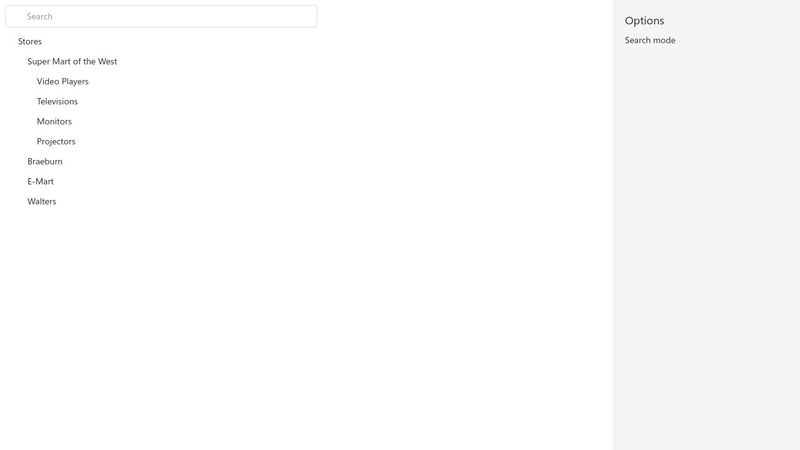 TreeView with Search Bar - DevExtreme Tree View