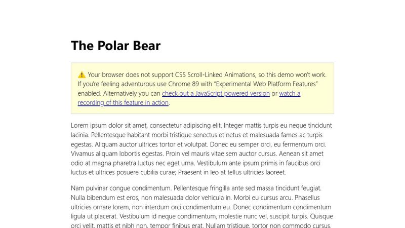 Scroll-Linked Animations: Progress Bar (@scroll-timeline version)