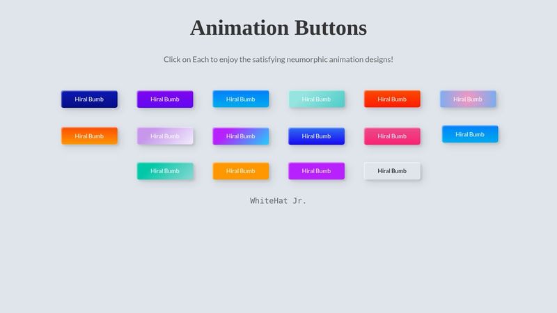 ANIMATION BUTTONS