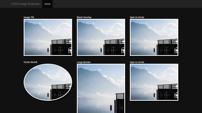 CSS3 Image Rollovers