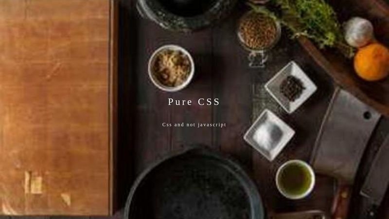 Pure CSS parallax effect, No Javascript