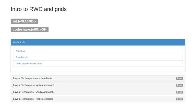 Intro to RWD and grids