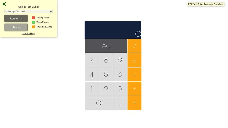 FCC Calculator React.js
