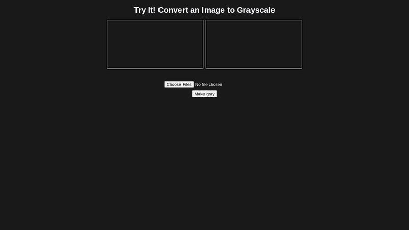 Convert Image to Grayscale