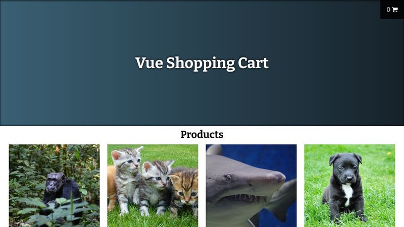 Vue.js Shopping Cart