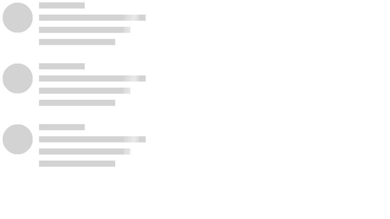 Skeleton Screen with CSS