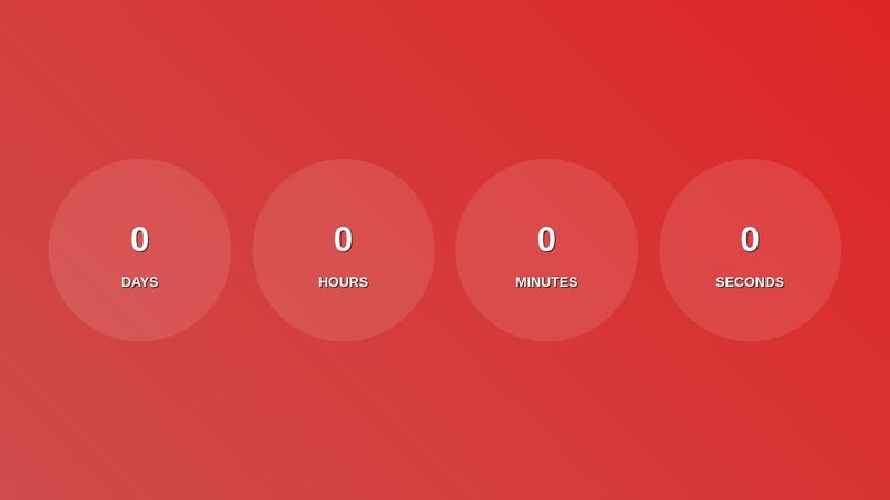 Modern Circular jQuery Countdown Timer Plugin - Final Countdown