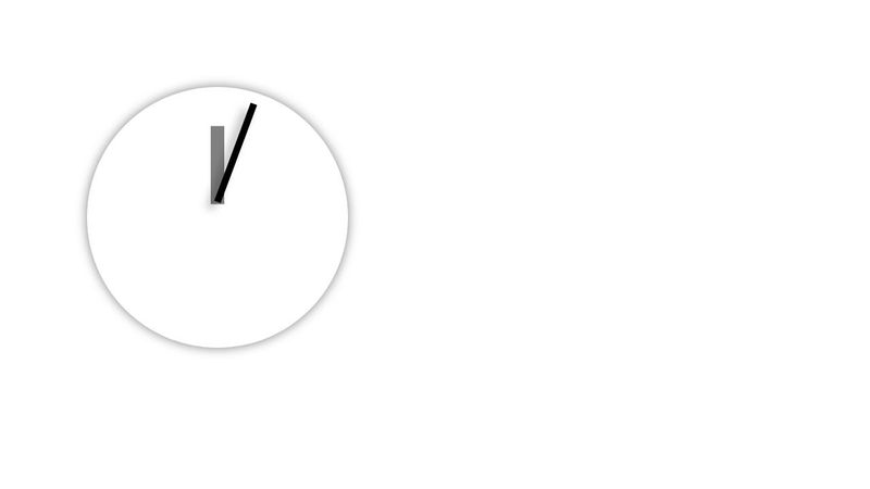 css clock concept