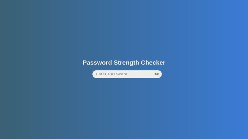 Password Strength Meter