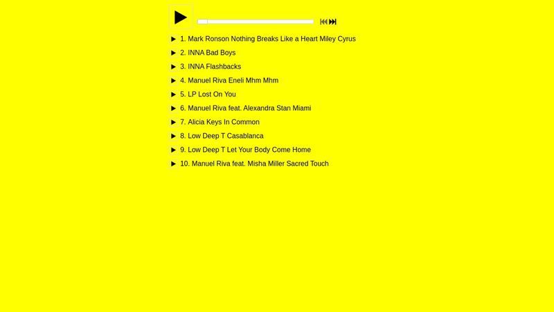 Audio Player 3 HTML player with Playlist