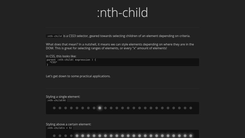 :nth-child Demo