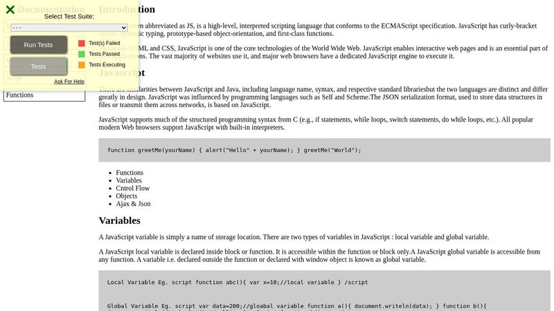 FCC - Technical Documentation Page