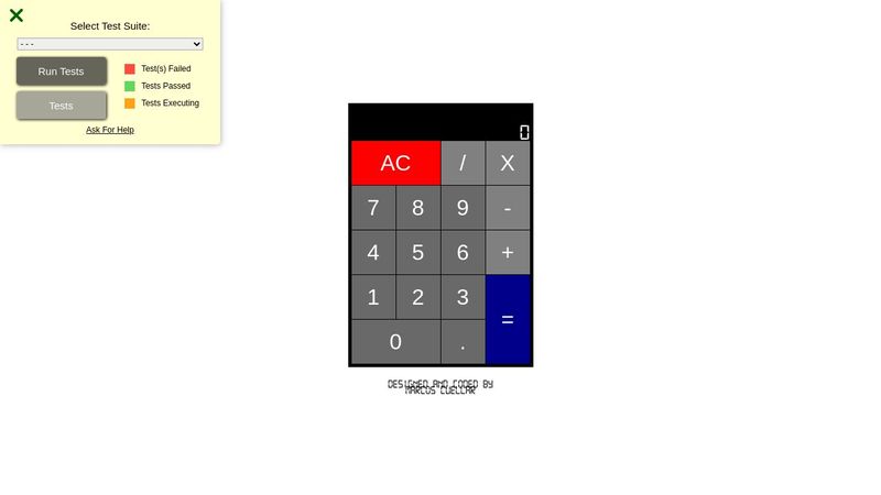 FreeCodeCamp | JavaScript Calculator | Marcos Cuellar