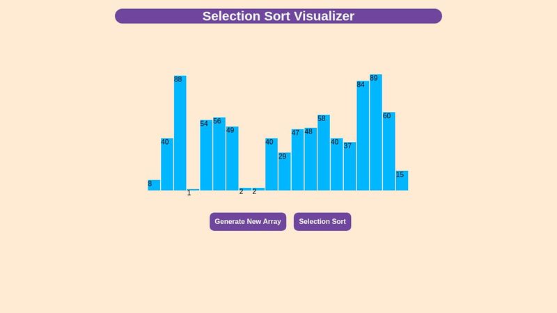 Selection Sort Visualizer