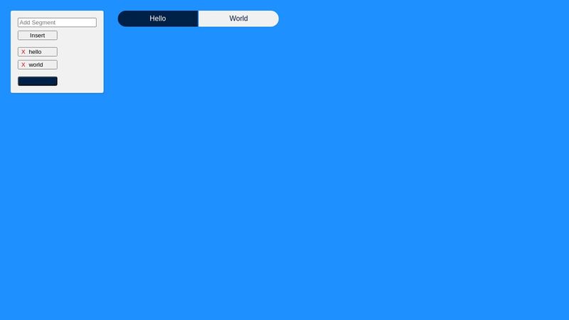 React Segmented Control