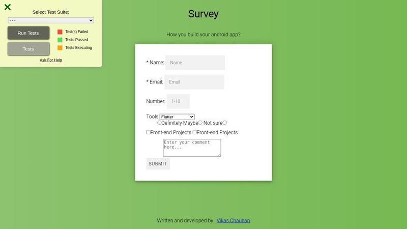 Responsive Web Design Projects - Build a Survey Form