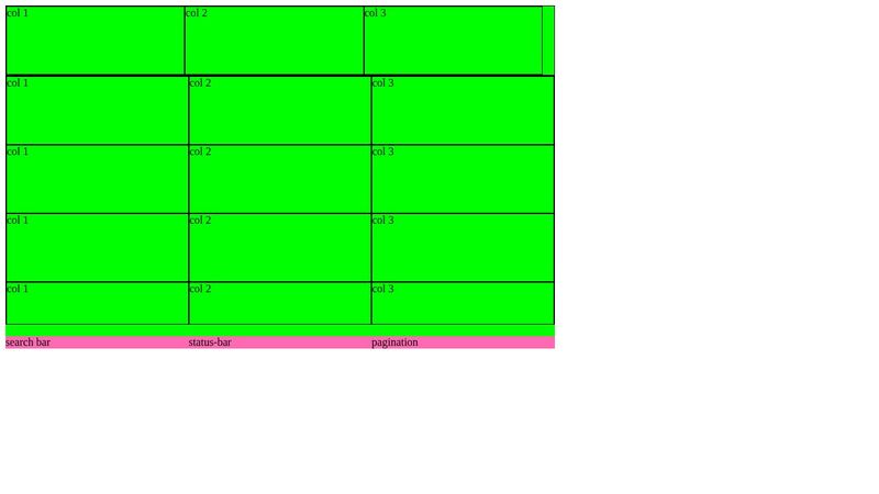 table grid layout final