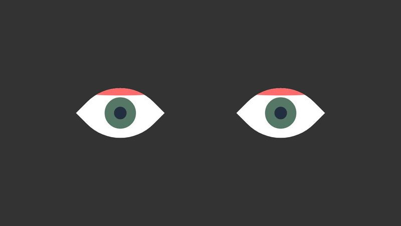 eye closing CSS-animated