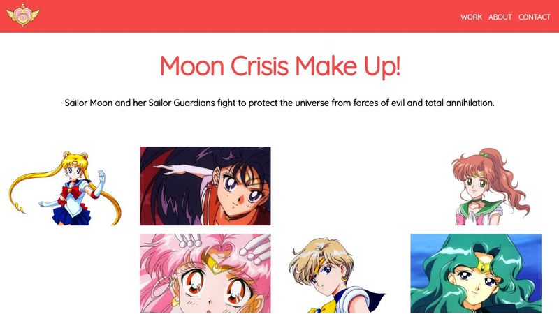 Sailor Moon Website Exercise