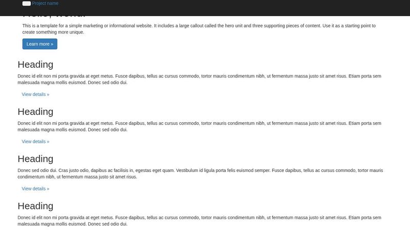 Headroom.js with Bootstrap