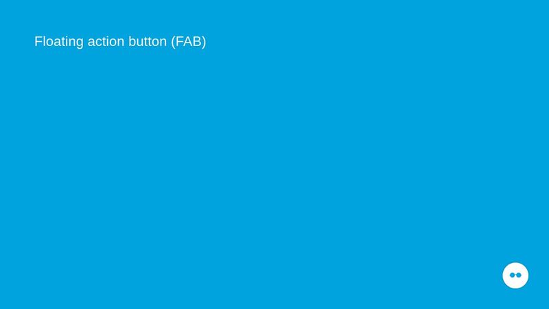 FAB - Floating Action Button