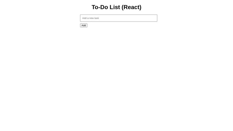 To-Do List-react