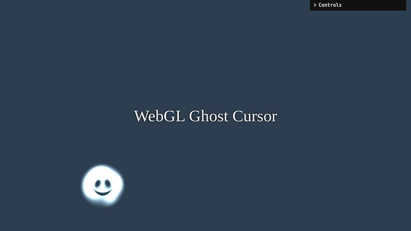 WebGL Ghost Cursor (2023 update)