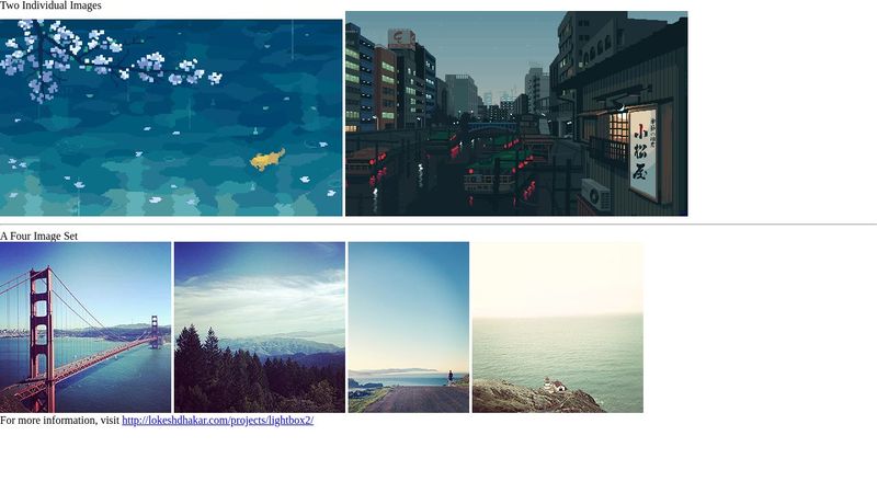 jQuery - Lightbox 2圖片燈箱效果