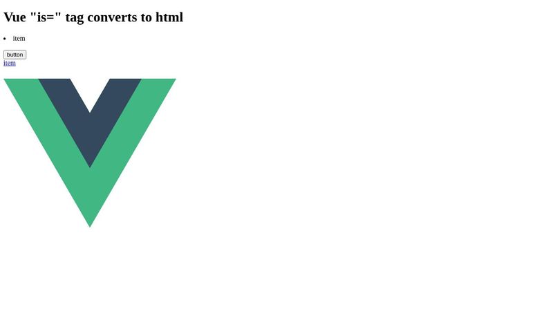 VUE dynamic component demo