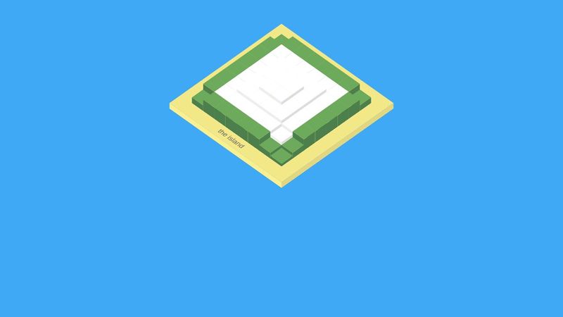 Isometric css island