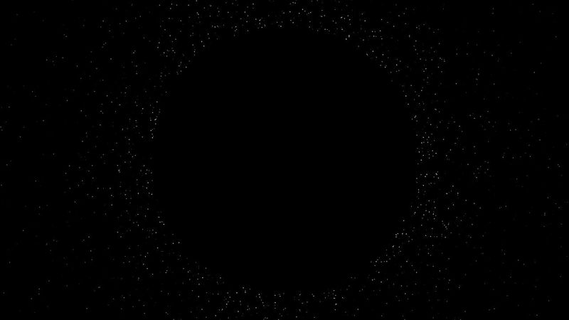 Black hole animation canvas