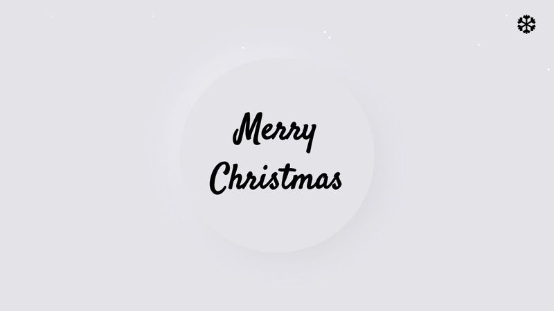 Animated Christmas banner with theme changer using HTML