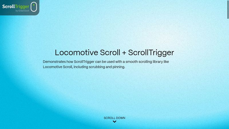 New Locomotive scroll working with gsap and scrolltrigger