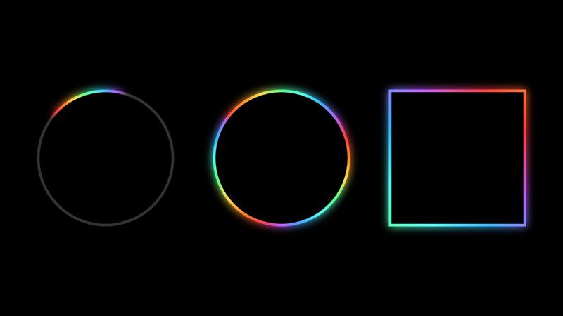 Neon border animation