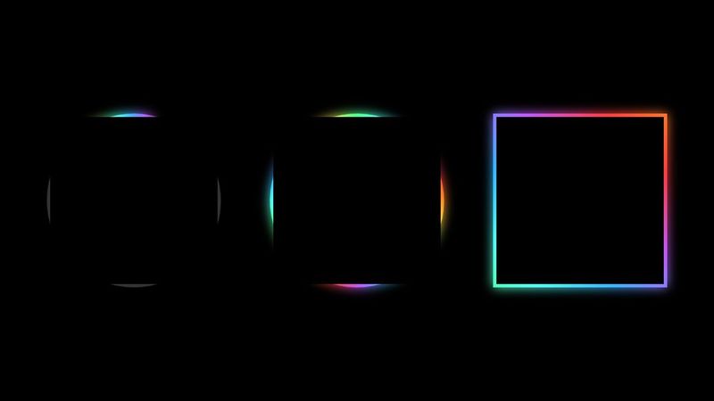 Neon border animation