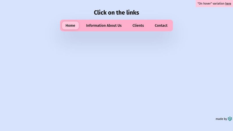 How to Build a Navigation Menu With an Animated Active Indicator (on click)