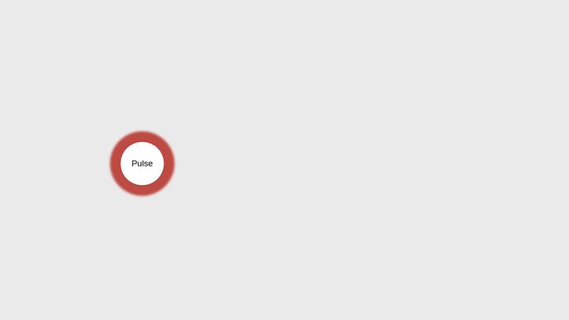 CSS Animation - Pulsing Button
